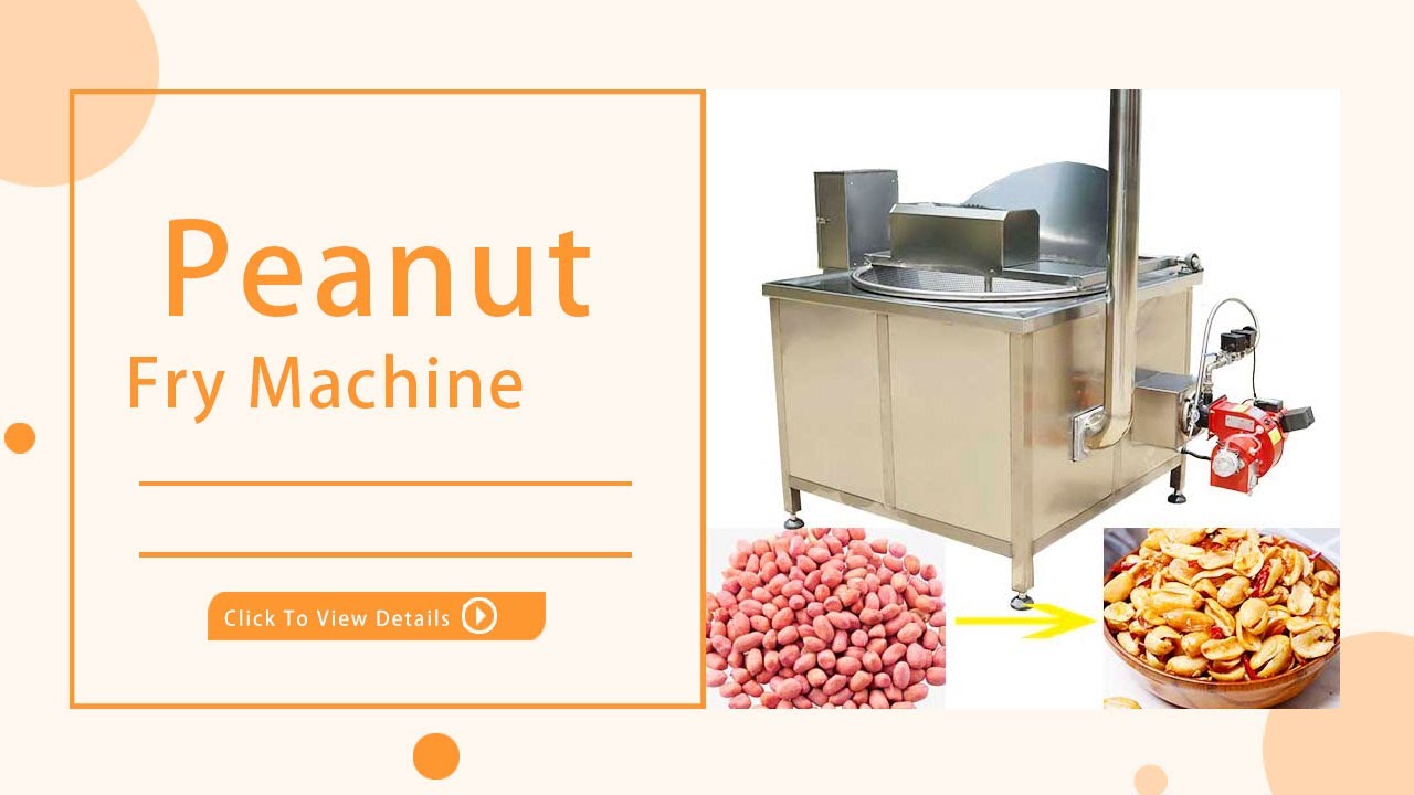 Peanut Frying Machine - YouTube