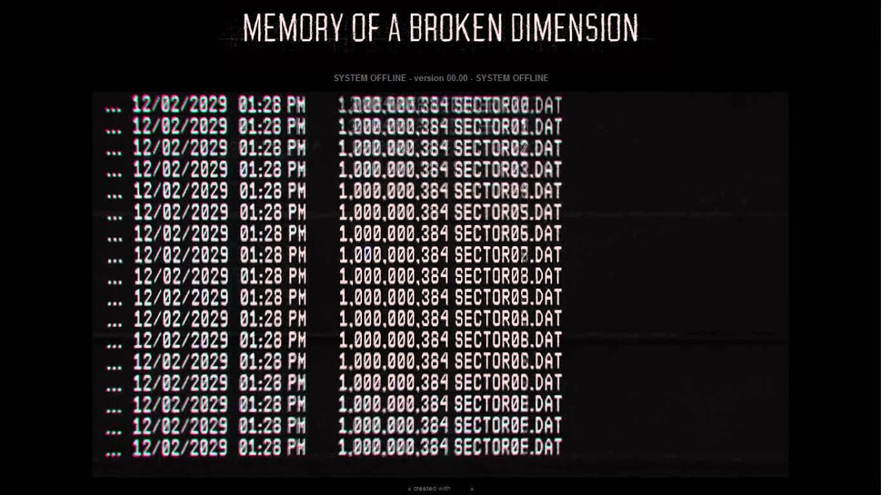 Let's ‘play’ Memory of a Broken Dimension v00·00 - YouTube