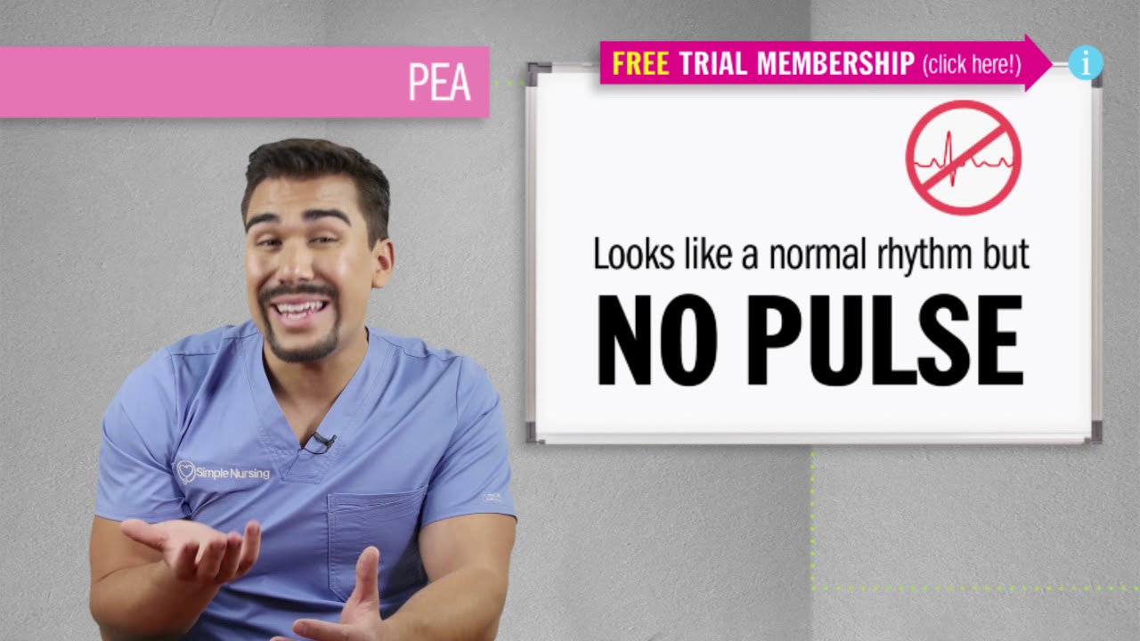 Pulseless Electrical Activity PEA - YouTube
