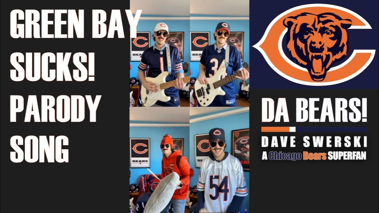 Green Bay Sucks! 🐻⬇️ - a Chicago Bears SUPERFAN Parody Song 🕺🏻 - YouTube