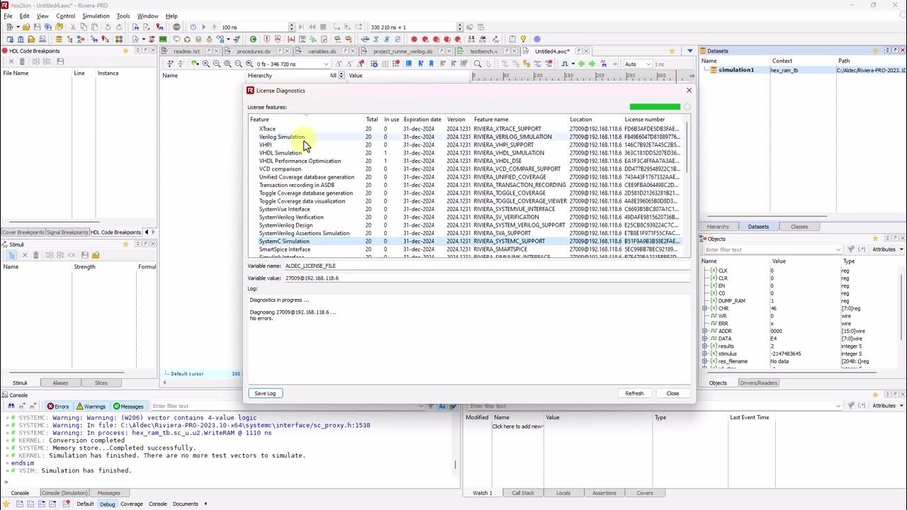 Riviera-PRO™ (v.2023)- 4.14 Debugging: Post-Simulation Debug Mode - YouTube