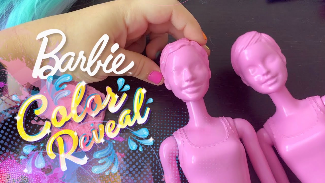 Unboxing Barbie Color Reveal Dolls | Magical Makeover & Fashion Show ...