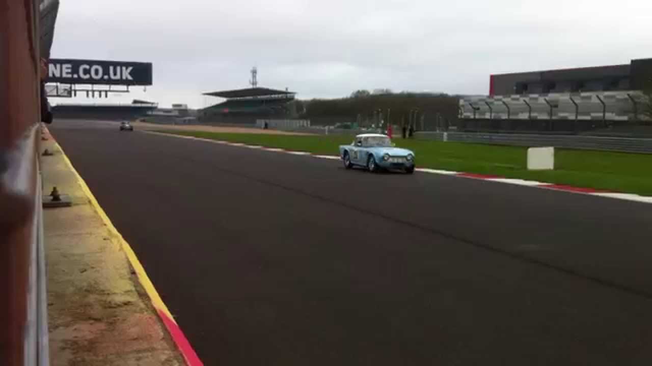 Cars Going By Silverstone Pit wall - YouTube