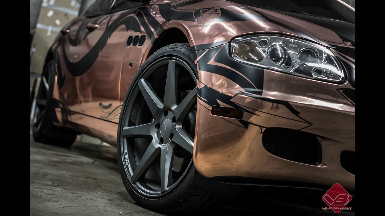 Maserati Golden Wrap - YouTube