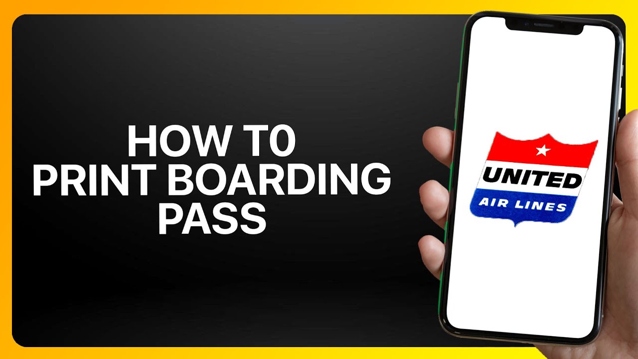 United Airline Boarding Pass