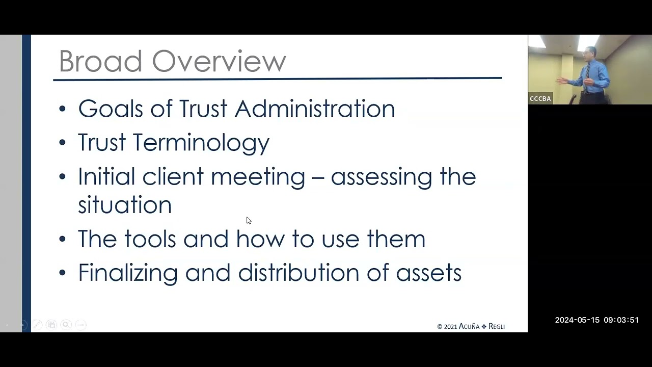 Trust Administration 101 - YouTube
