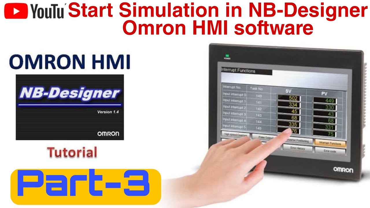 Start Simulation in Omron HMI. How to simulater start in Omron HMI. How ...