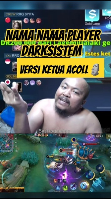Nama nama player darksistem versi acol‼️ #pascol#mobilelegends #mlbb # ...