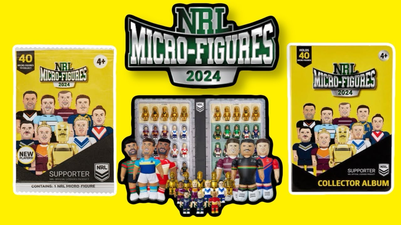 NRL MICRO FIGURES ARE BACK!!! IT HAS BEEN AGES - YouTube