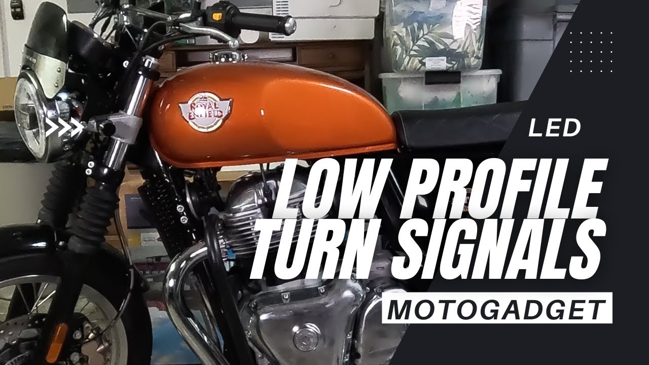 Royal Enfield Interceptor 650 - Low Profile Turn Signals - Motogadget ...