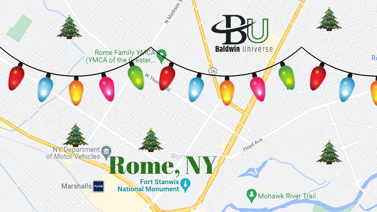 Best Christmas Lights in Rome, NY | BU - YouTube