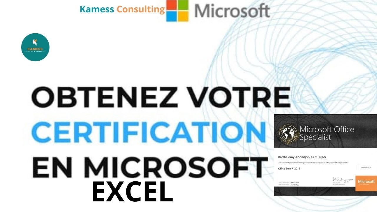 Votre Certification Excel en 2024 - YouTube