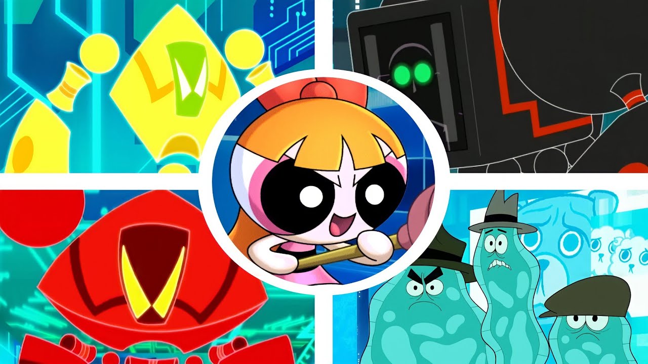 Powerpuff Girls: Glitches Fixers - All Bosses Fights & Ending - YouTube