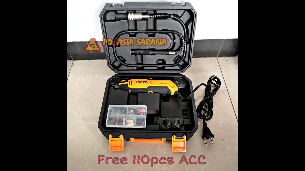 [UNBOXING #5] Mini Die Grinder Tuner 110pcs INGCO MG13328 Mesin Gerinda ...