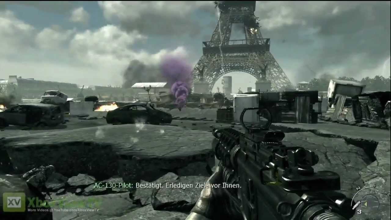CoD: Modern Warfare 3 - AC-130 Paris Gameplay: Eiserne Dame (DE) - YouTube