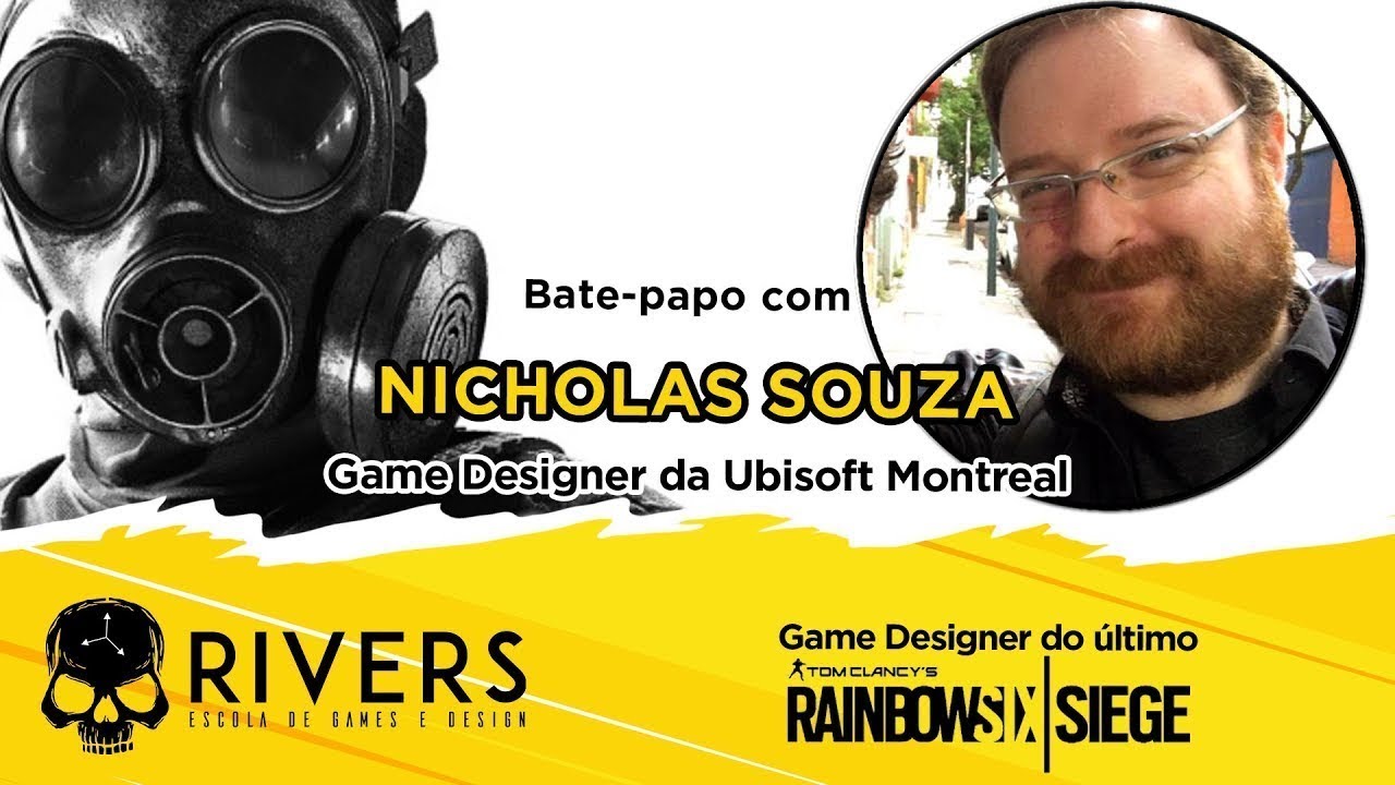 Entrevista Game Designer Rainbow Six Siege (Nicholas Souza) Pt2 - YouTube