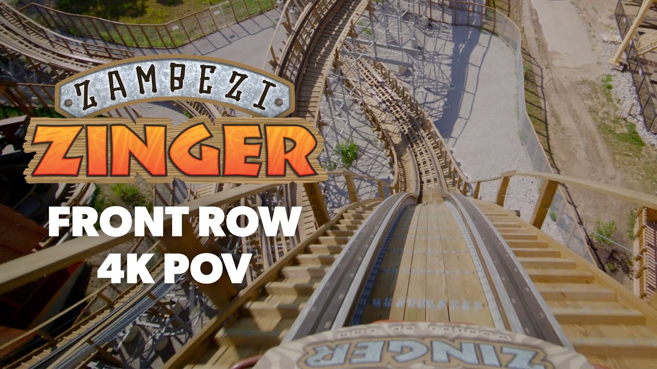 Zambezi Zinger Front Row 4K POV | Worlds of Fun - YouTube