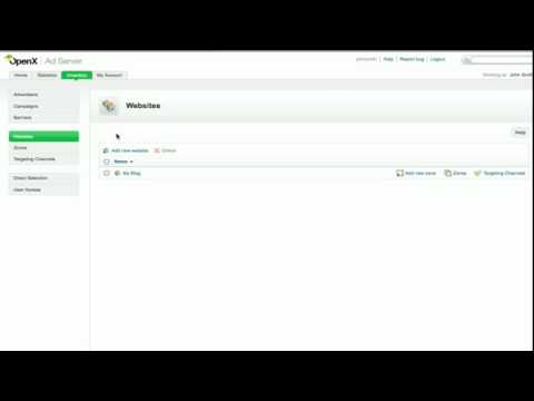 Video Tutorial  Getting Started with OpenX   OpenX