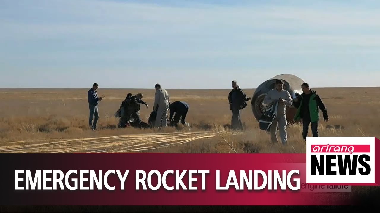 U.S., Russian astronauts make emergency landing after rocket booster ...