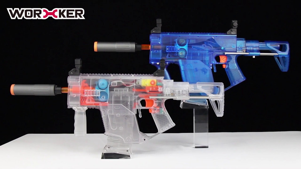 Worker Swordfish Full-Automatic Foam Blaster - YouTube