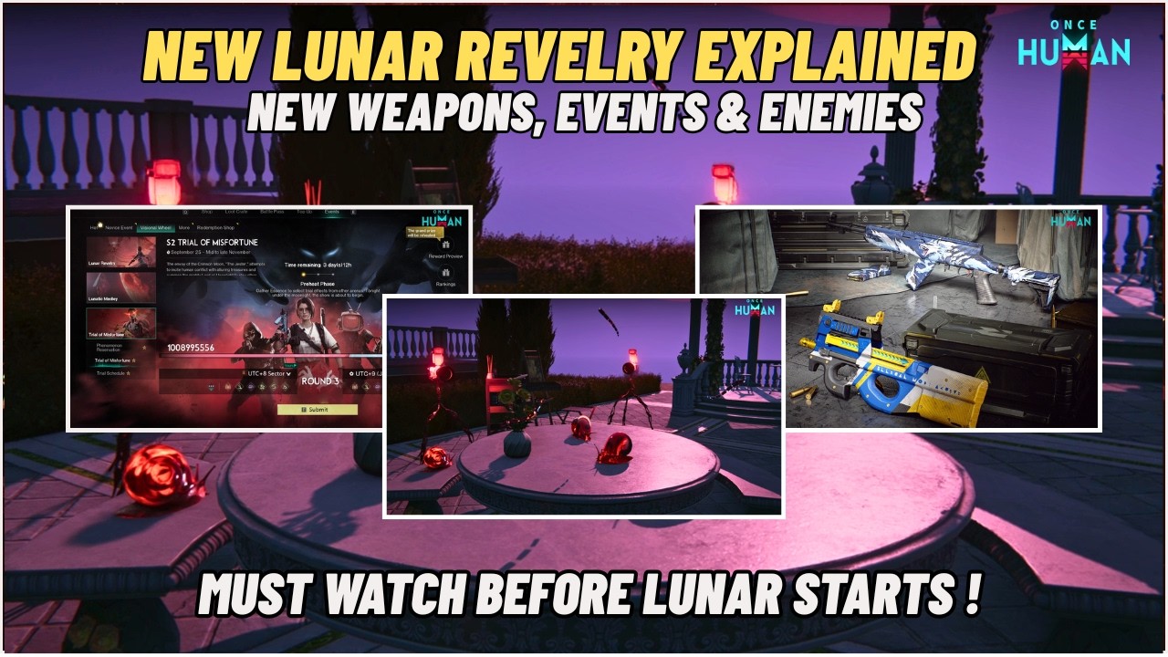 Once Human Lunar Revelry Explained- New Weapons, Event & Enemies - YouTube