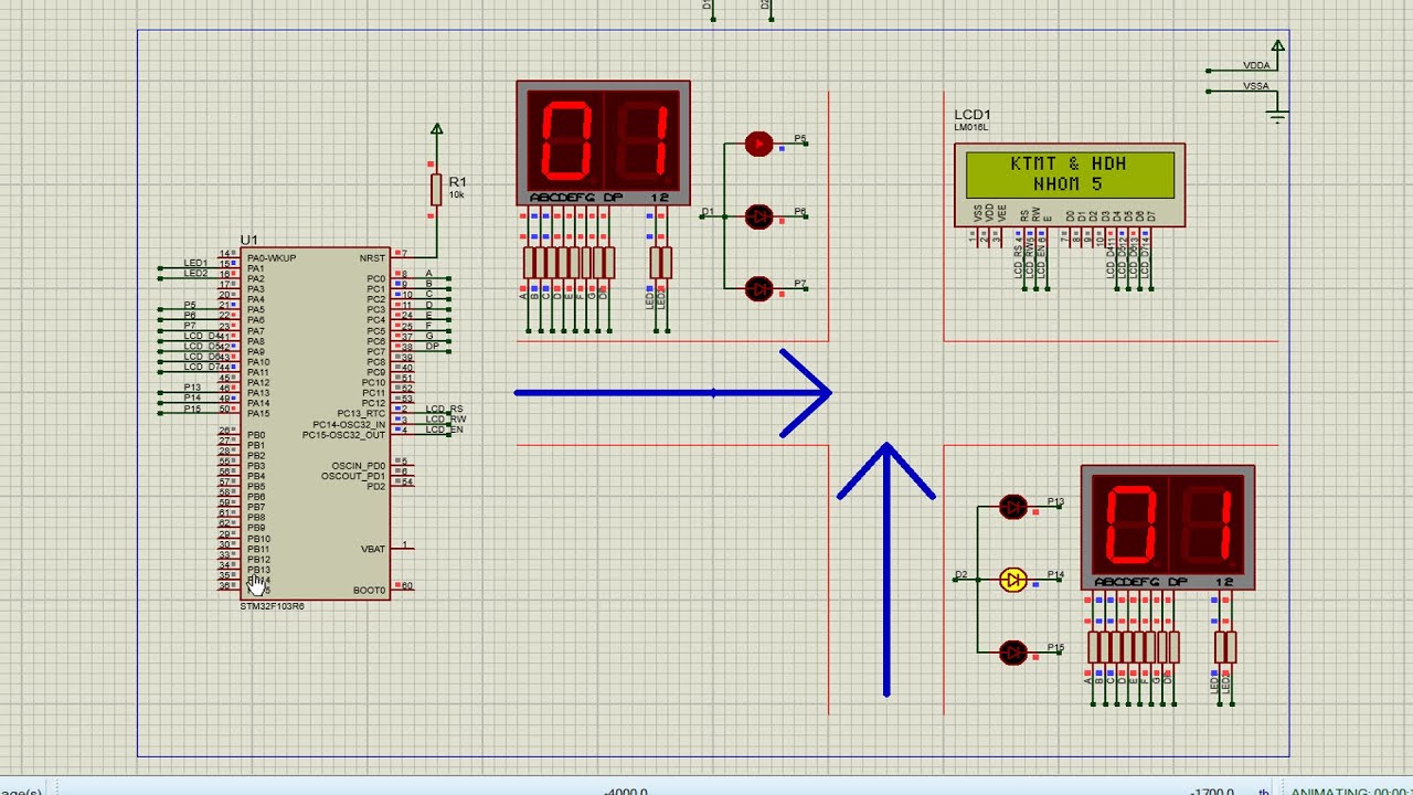 STM32 | Đèn Giao Thông Đơn Giản | Simple Traffic Light System - YouTube