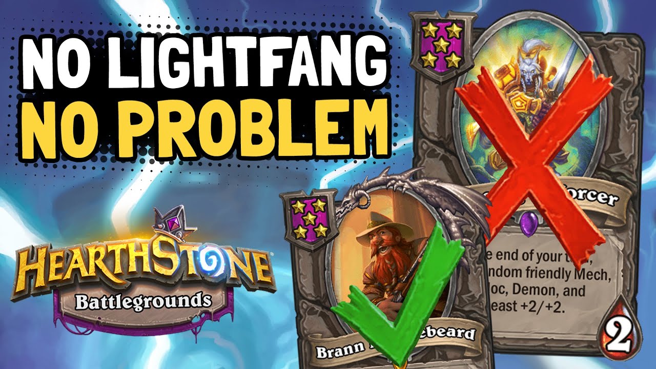 NO LIGHTFANG? NO PROBLEM. Brann Might Be Better Anyway! | Battlegrounds ...