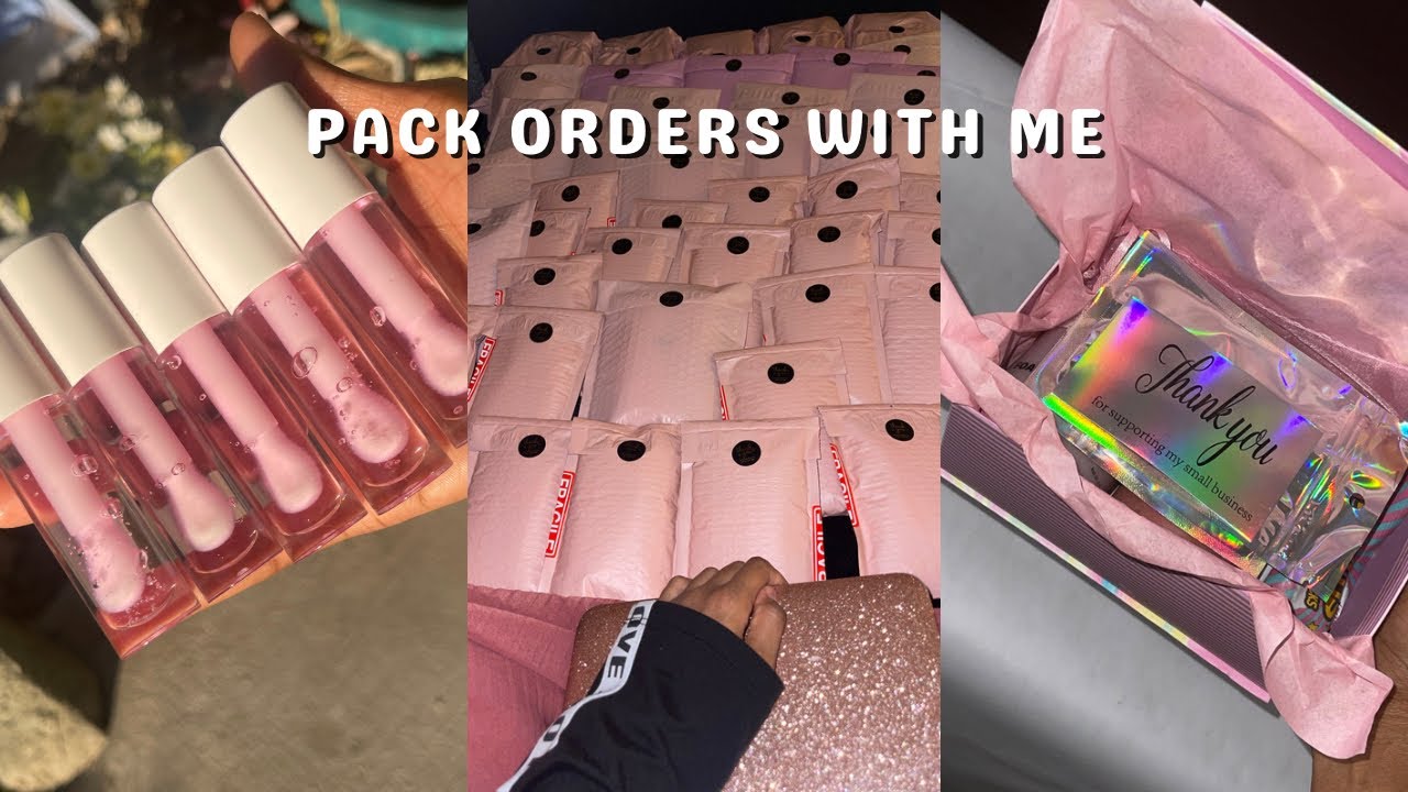 PACKING ORDER ASMR| CHILL WORKING VIBES ~ BINTI BEAUTY - YouTube