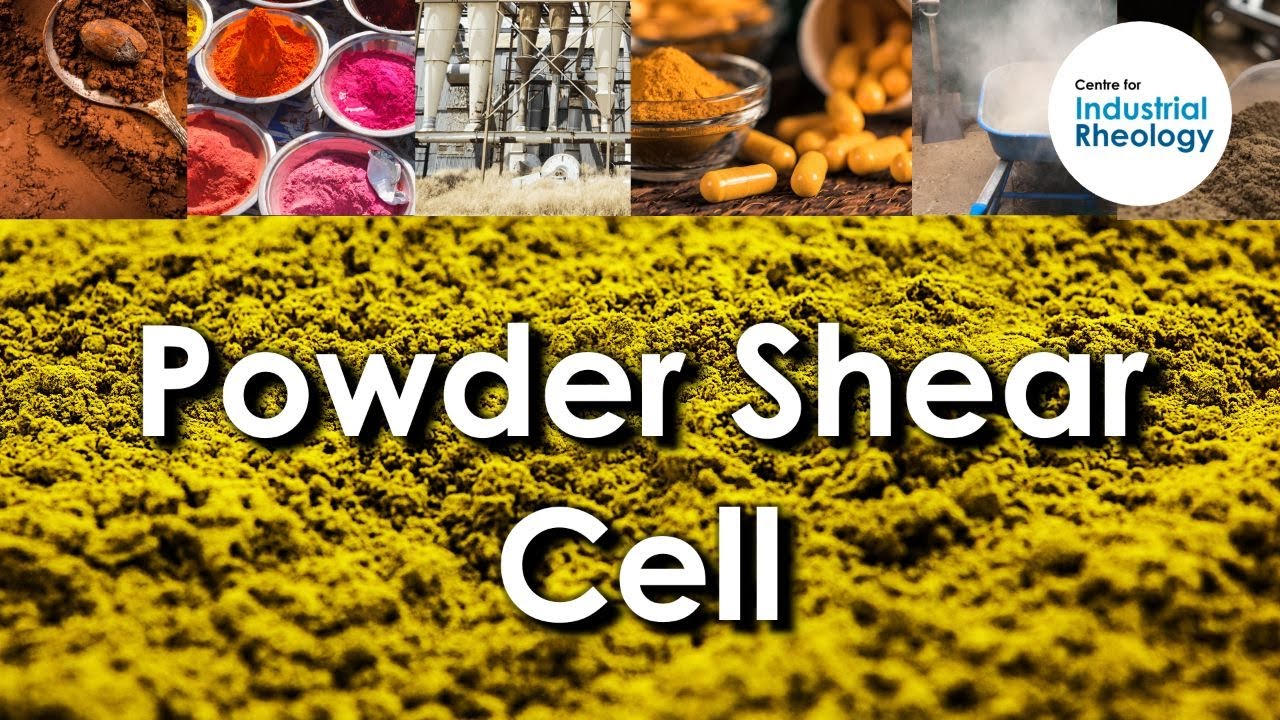 Powder Shear Cell - Characterising powder flow behaviour - YouTube