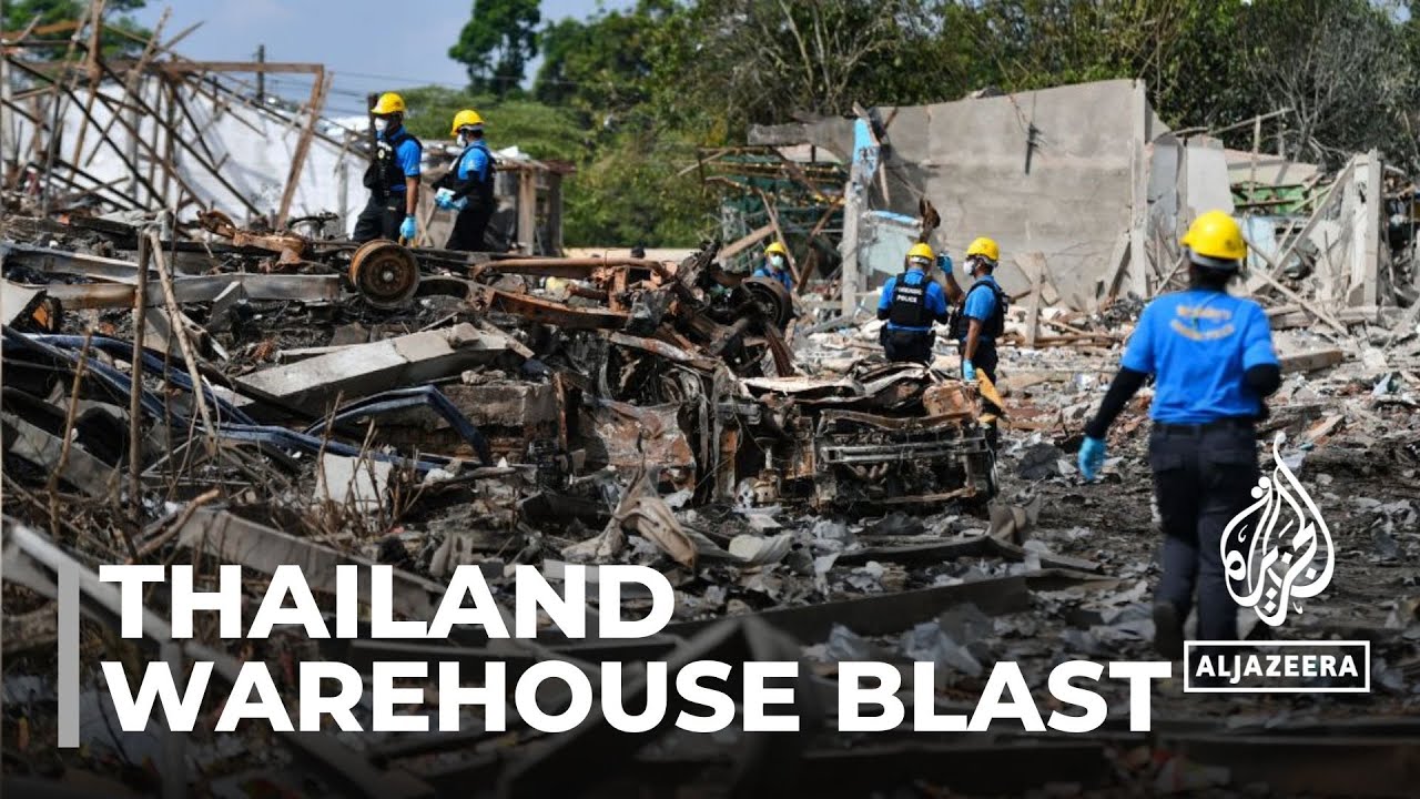At least a dozen killed in Thailand fireworks warehouse explosion - YouTube