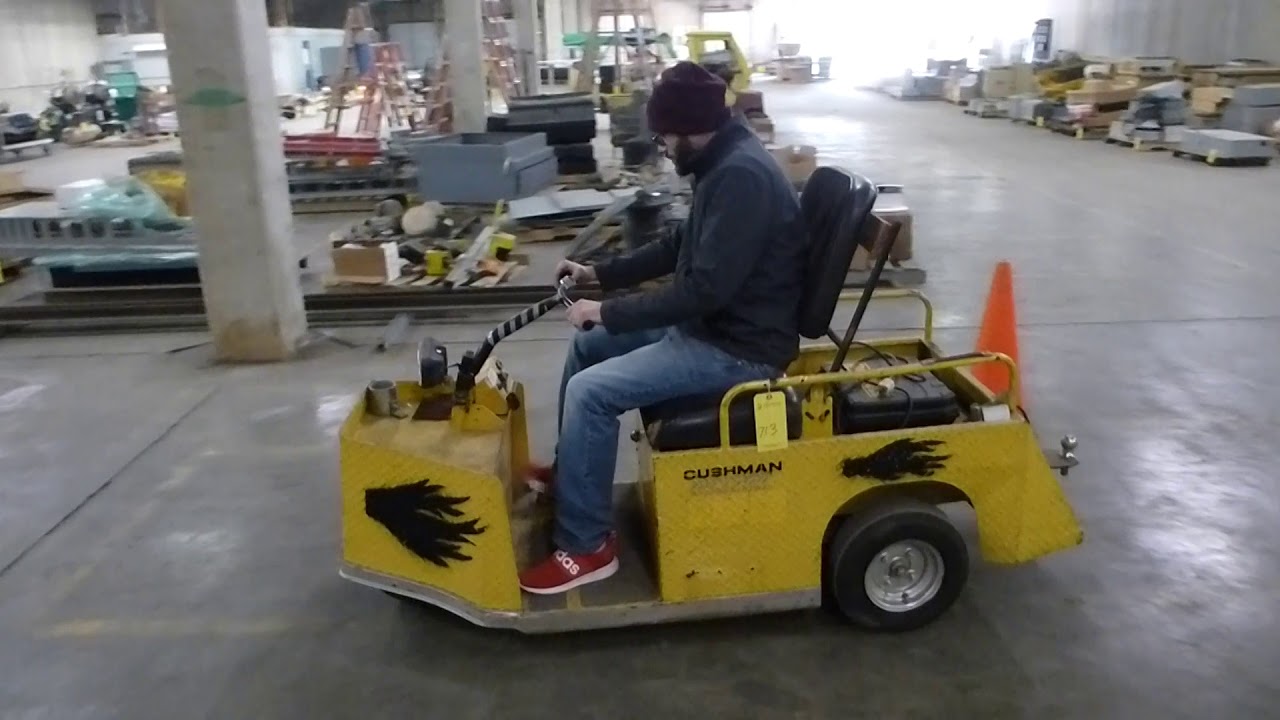 Cushman 3-Wheel Electric Cart - Tag #138713 - YouTube