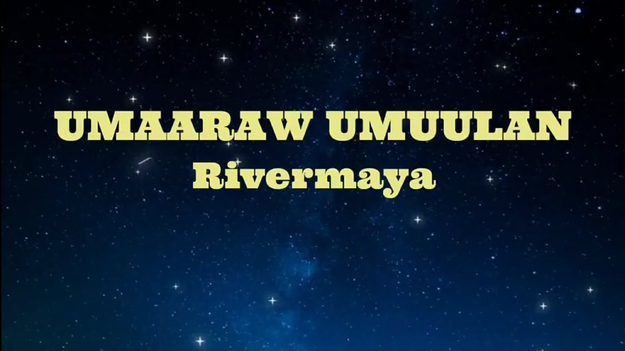 UMAARAW UMUULAN - Rivermaya (HD KARAOKE) - YouTube