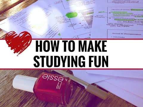 How to Make Studying Fun: 4 Tips - YouTube