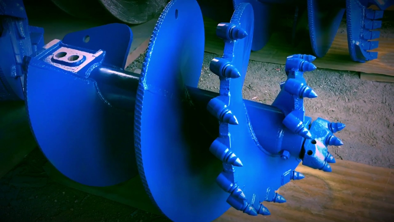Rock Auger/ Conical Rock Auger / Taper Rock Auger - YouTube
