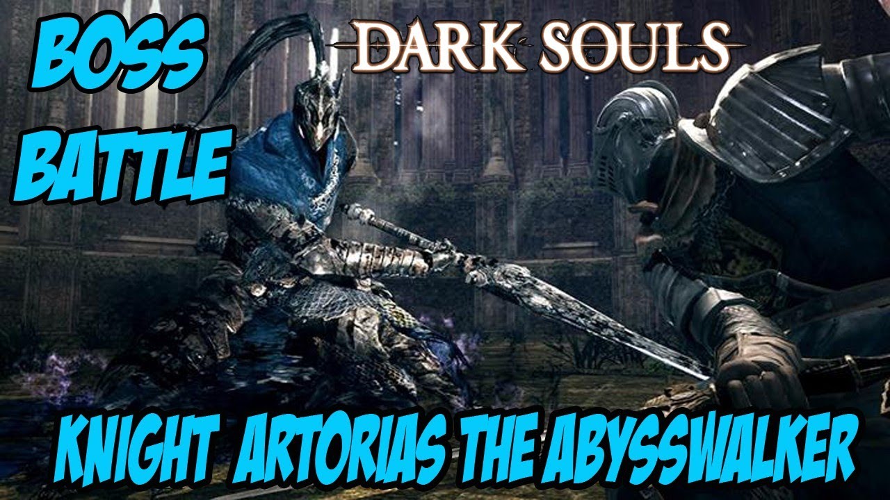 Dark Souls Knight Artorias the Abysswalker DLC Boss Battle - YouTube