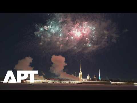 From Saint Petersburg to Vladivostok: Russia Lights Up the Night for Defender of the Fatherland Day