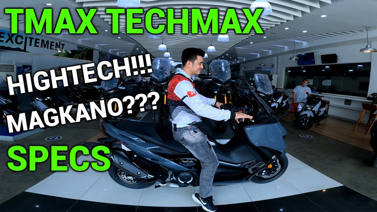 Yamaha TMAX TECHMAX pinaka hightech na motor @yamahaph - YouTube