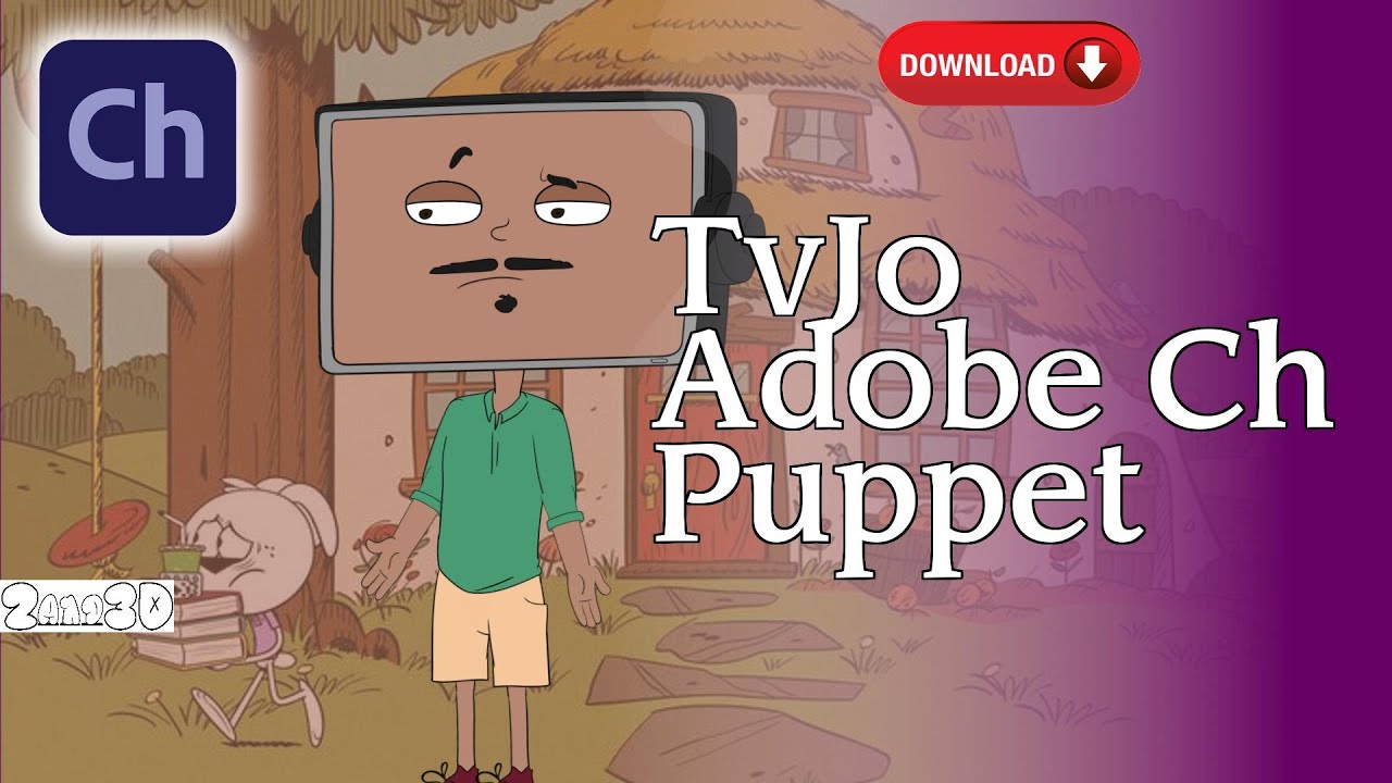 [FREE] TvJo Adobe Character Animator Puppet Download(CH Puppet) - YouTube