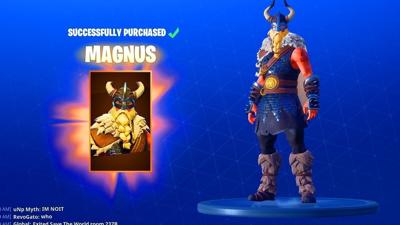 *NEW* ITEM SHOP UPDATE!! Magnus Skin and Forebearer Pickaxe! - YouTube