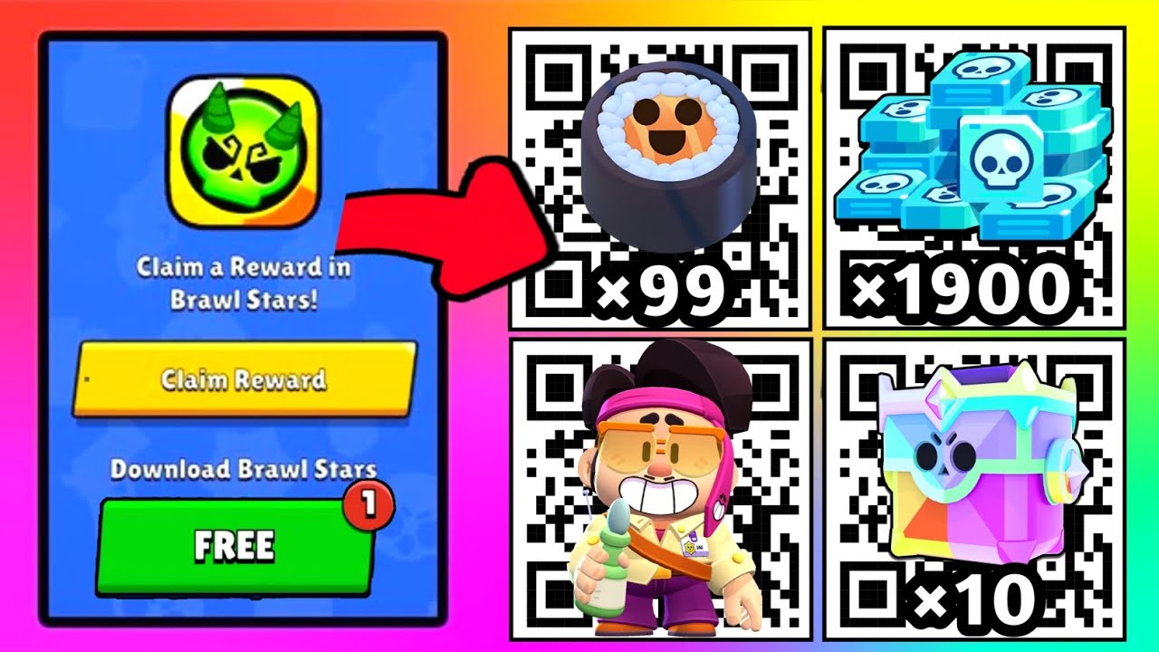 NEW!!🎁 BRAWLER JAE ?? FREE CREDITS AND ULTRA BOX QR CODES | BRAWL STARS ...