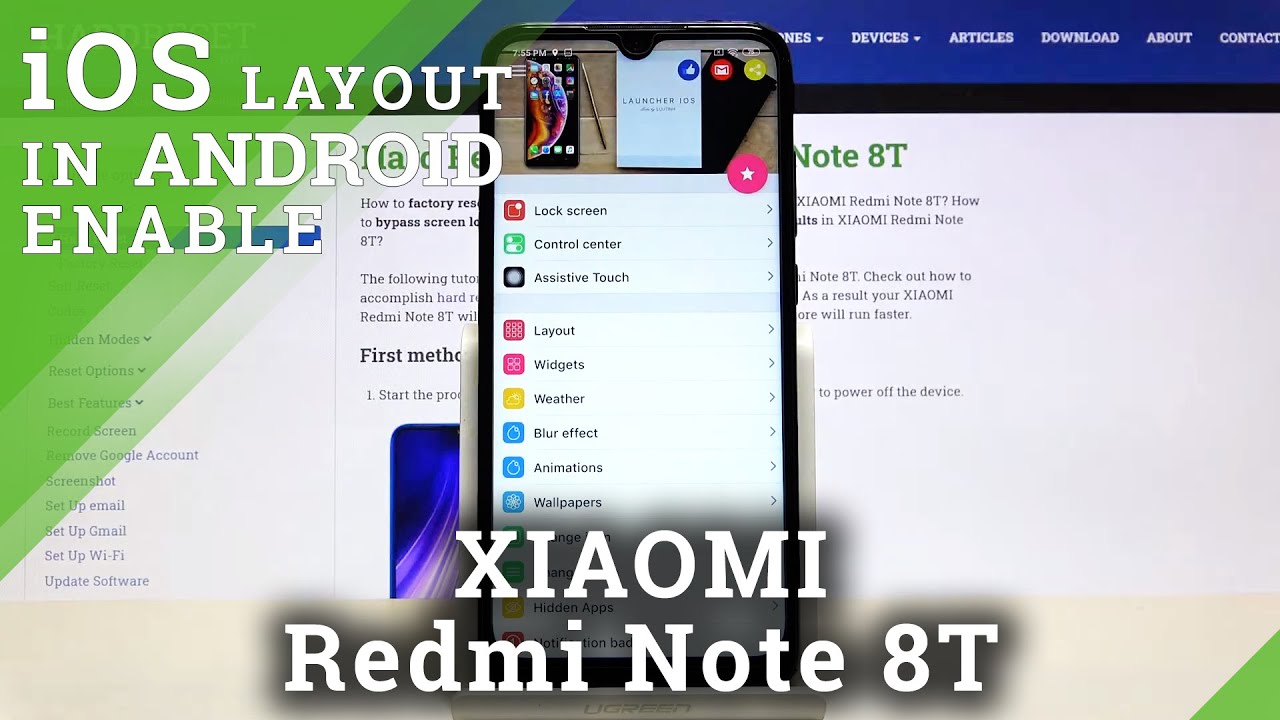 How to Download and Apply iOS Launcher on XIAOMI Redmi Note 8T – iOS ...