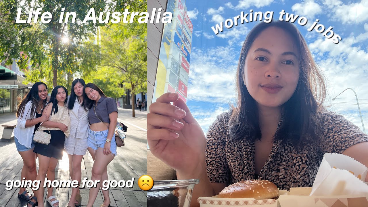 Life in Australia | working two jobs a day, farewell party *going 🇵🇭 ...