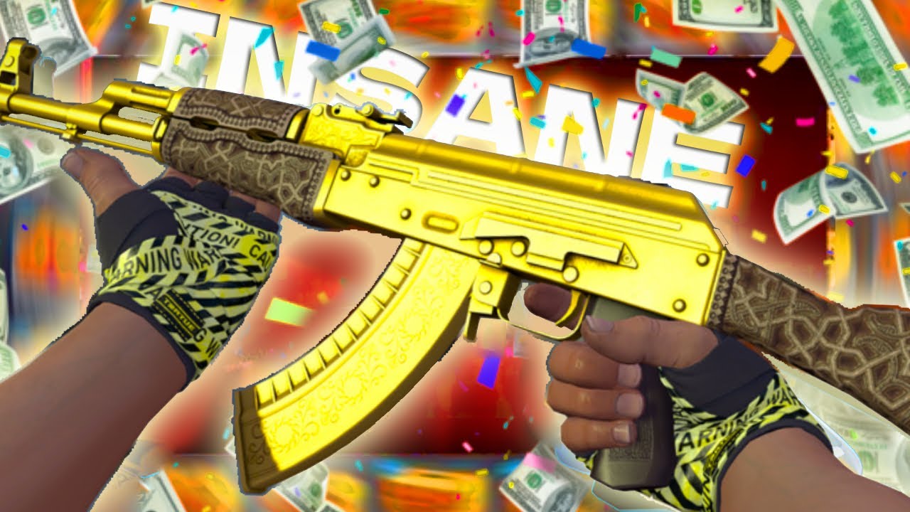 INSANE AK-47 Gold Arabesque + Butterfly Marble Fade Pull!| Huge Clash ...