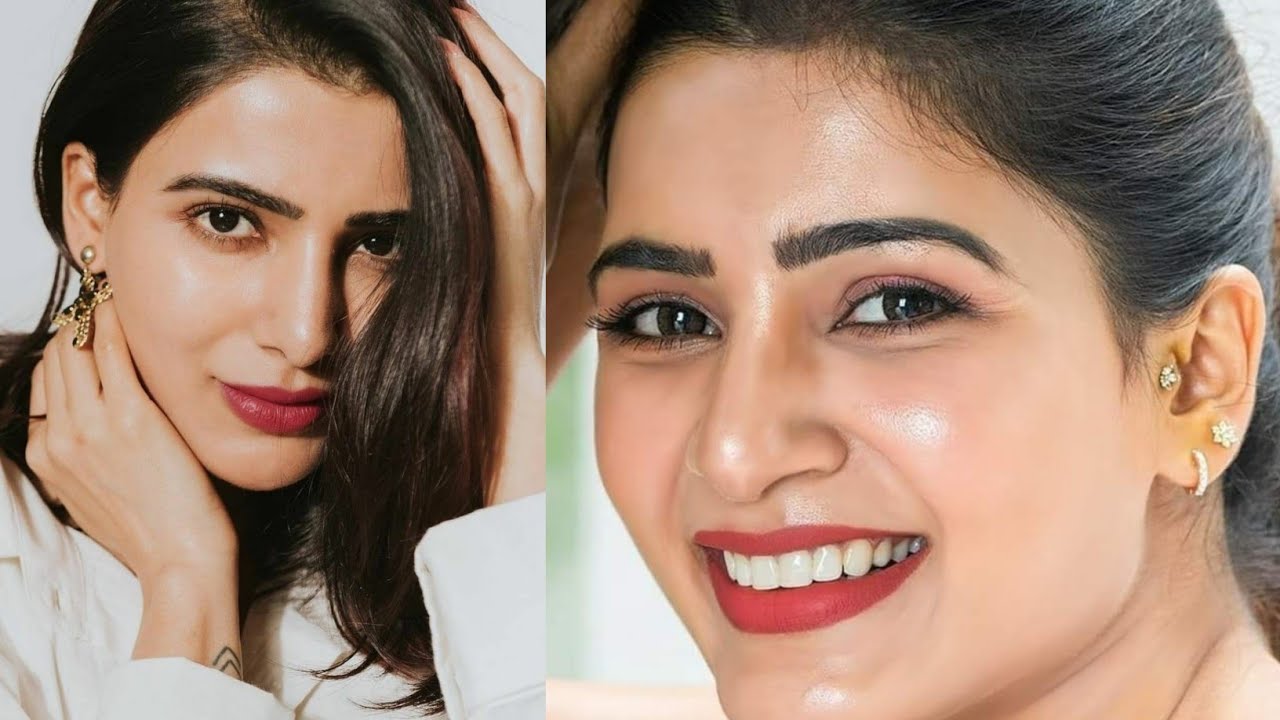 Tutorial | Samantha inspired makeup look in tamil | actress Samantha ...