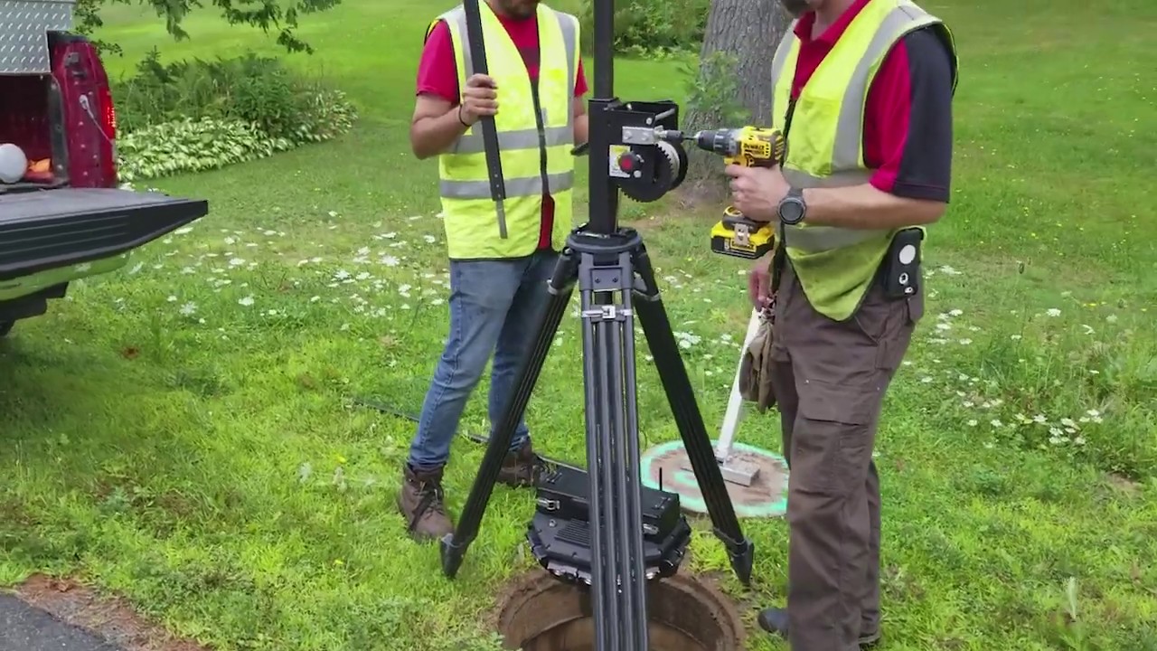 CUES Spider 3D Manhole Scanner - YouTube
