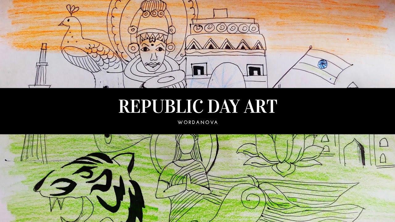 Republic Day Art 2020 | Independence Day | Patriotic Art - YouTube