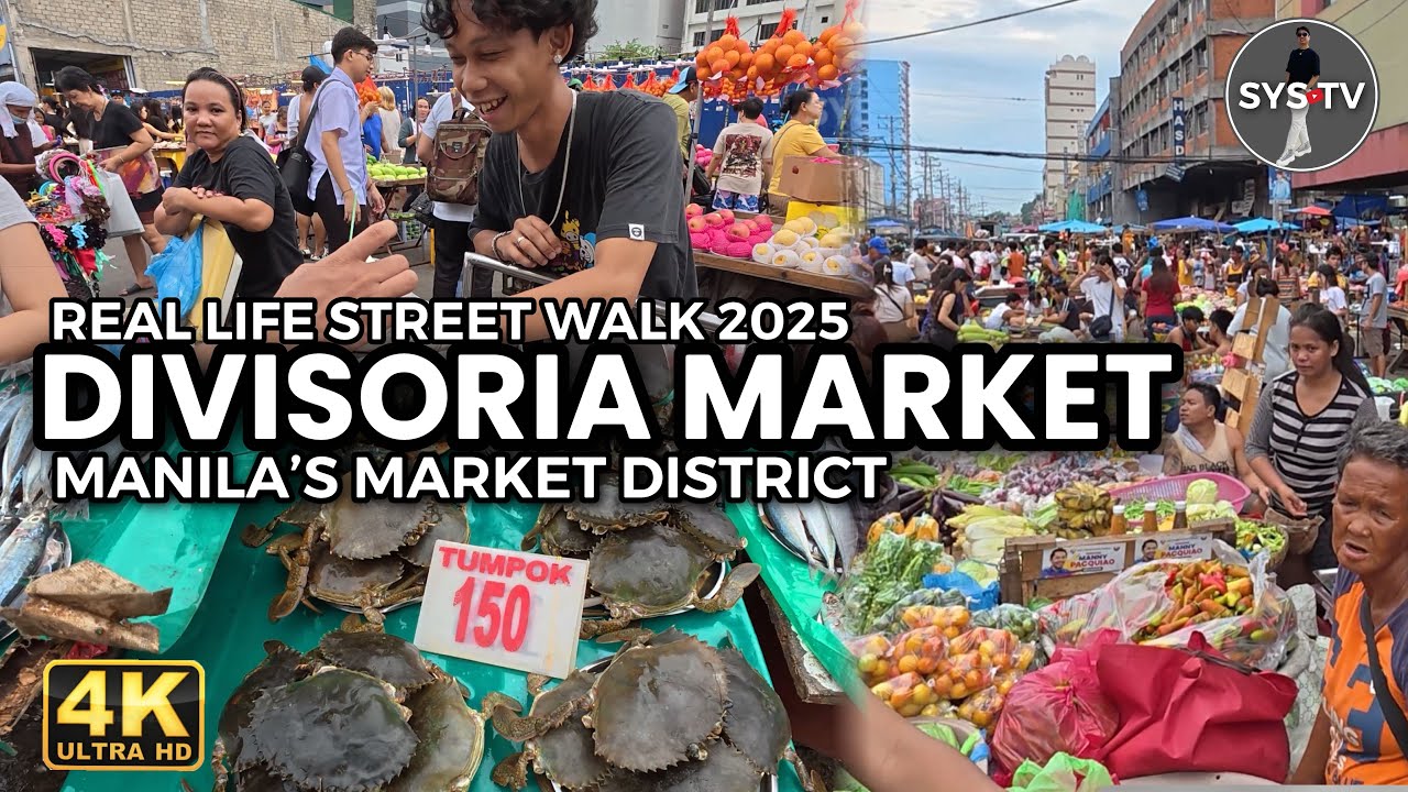 DIVISORIA STREET MARKET WALK TOUR 2025 | Manila’s Market District - YouTube