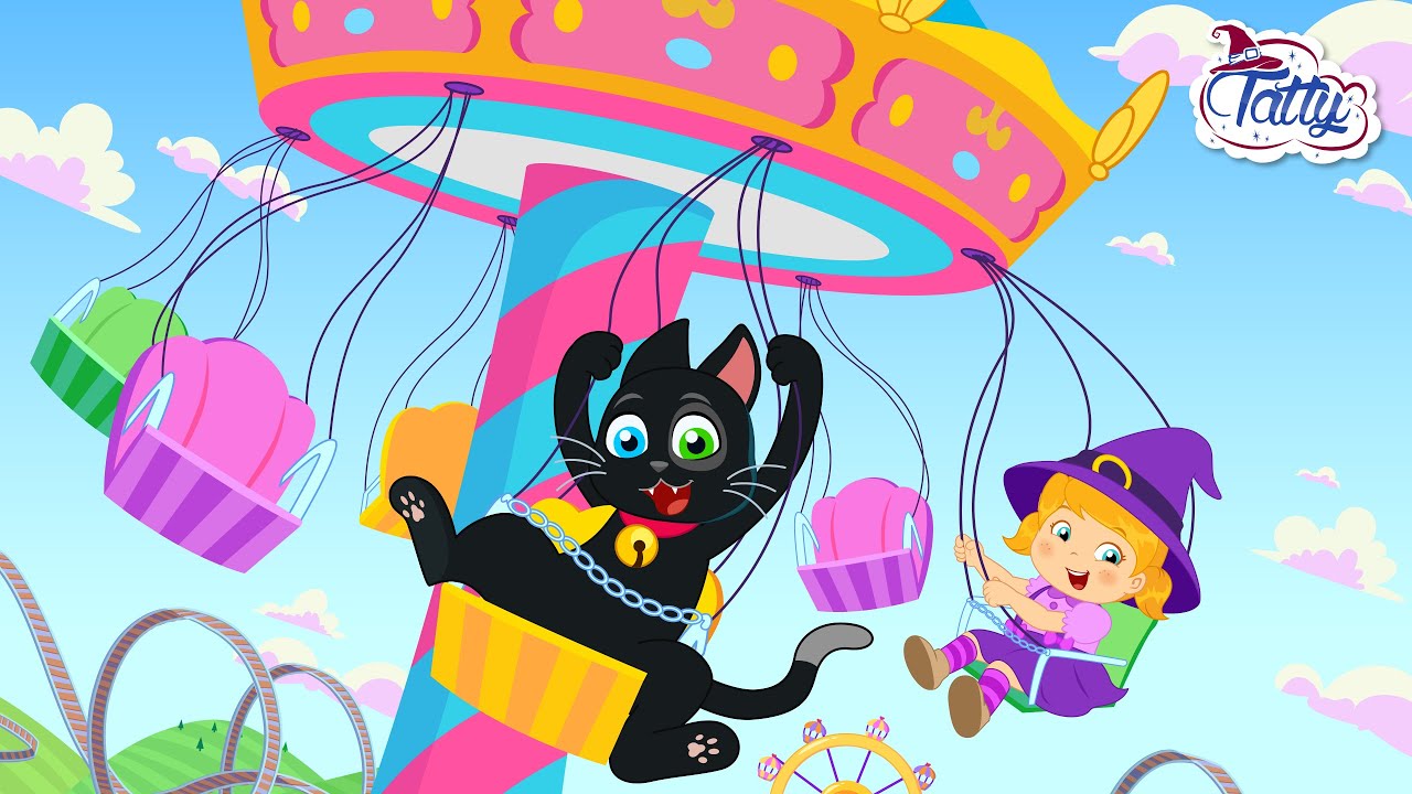 Tatty e Misifu no parque temático🎡🎢 Viajamos em todas as atrações em 24 ...