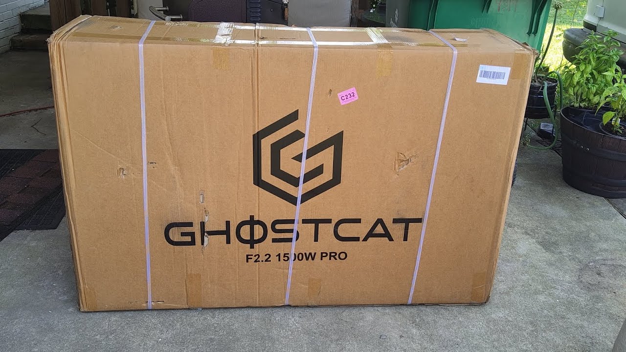 GHOST CAT 😺 F2.2 1500W PRO UNBOXING - YouTube