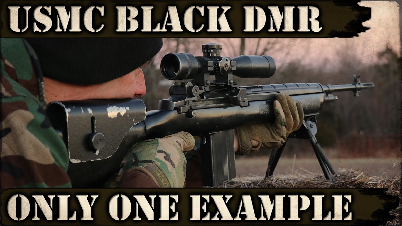 Black USMC DMR - Only one outside US military! 😮 - YouTube